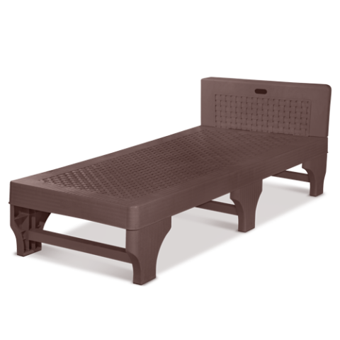 Rattan Single Bed | Jolly Plastic