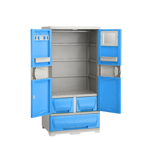 Ruby Closet Cabinet with 1 Big Drawer | Jolly Plastic