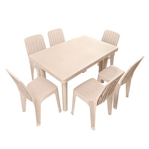 Rattan Table 30x48 (6 Seaters) - Jolly Plastic