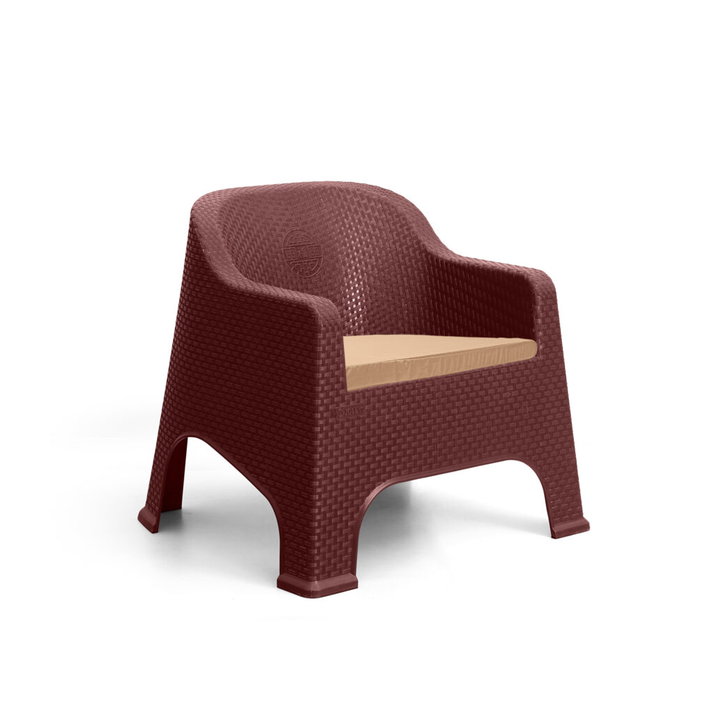 Fortune Sala Set Single Chair (with FREE FOAM) | Jolly Plastic